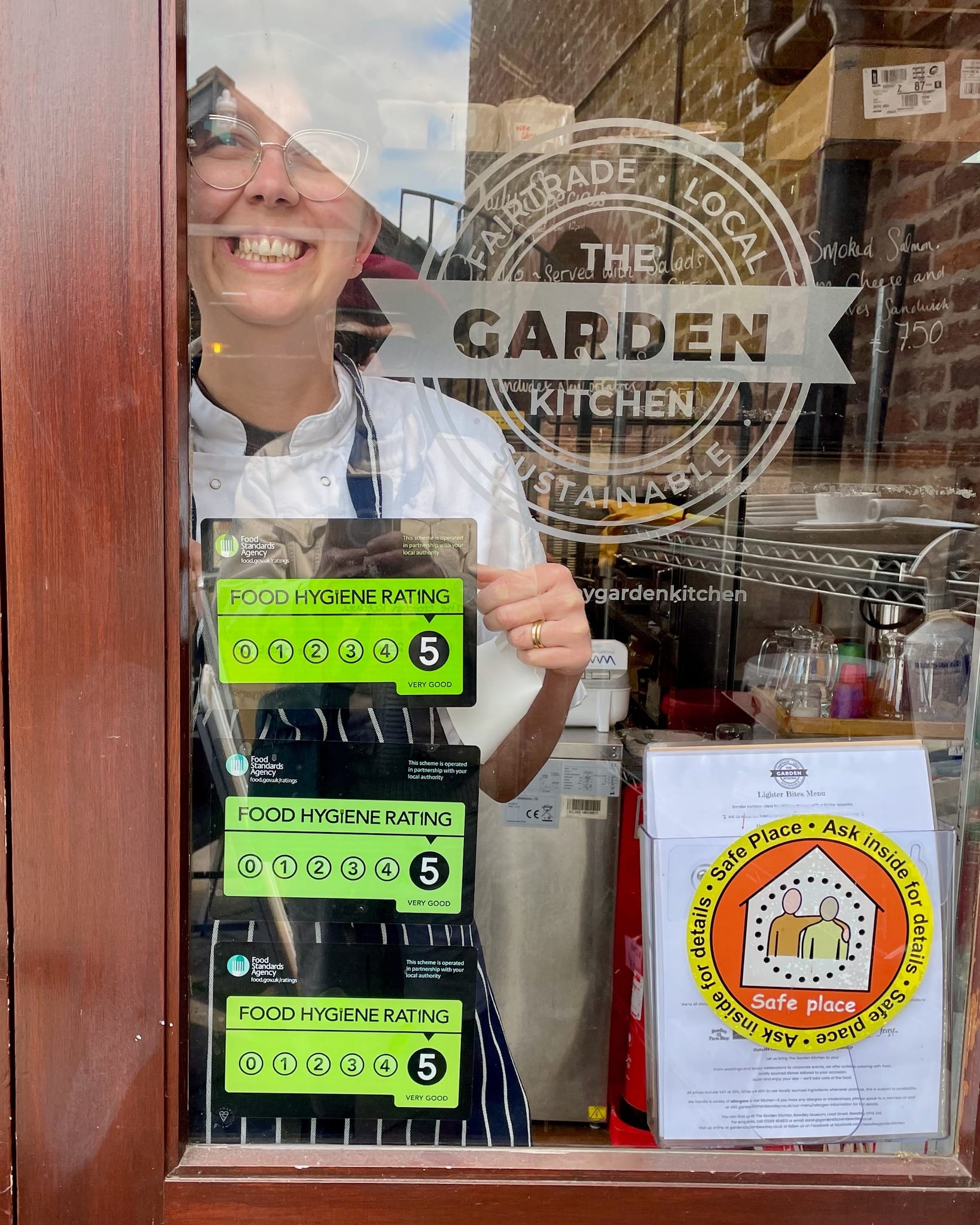 5-Star Food Hygiene Rating | The Garden Kitchen Bewdley